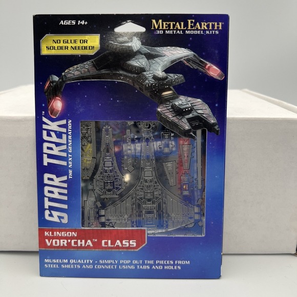 Earth | Games | New Star Trek Vorcha Class 3d Metal Earth Model Kit ...
